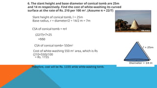 CONE 1.pptx Mathematics Example short answer | PPTX