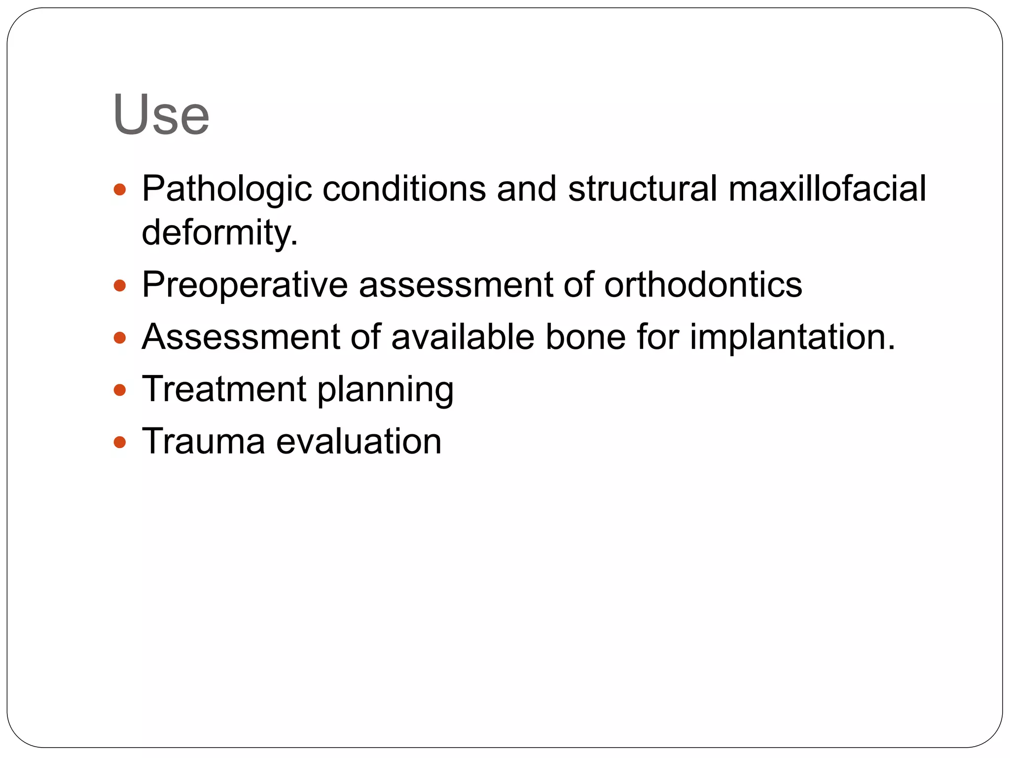 Cone beam computerized tomography mamita | PPTX