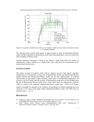 Cone crusher model identification using | PDF | Physics | Science