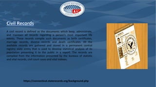 Connecticut court records | PPTX