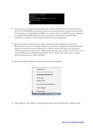 Conector bluetoothmatesilver arduino-pc | PDF