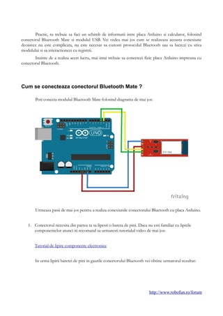 Conector bluetoothmatesilver arduino-pc | PDF