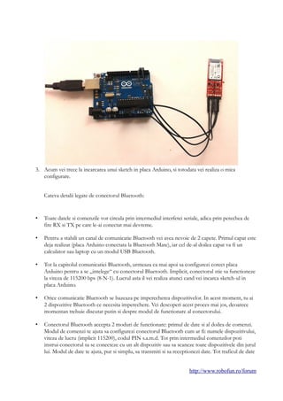 Conector bluetoothmatesilver arduino-pc | PDF