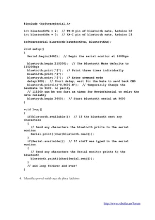 Conector bluetoothmatesilver arduino-pc | PDF