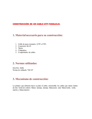 Conector con normativa ab directo cruzado | DOCX