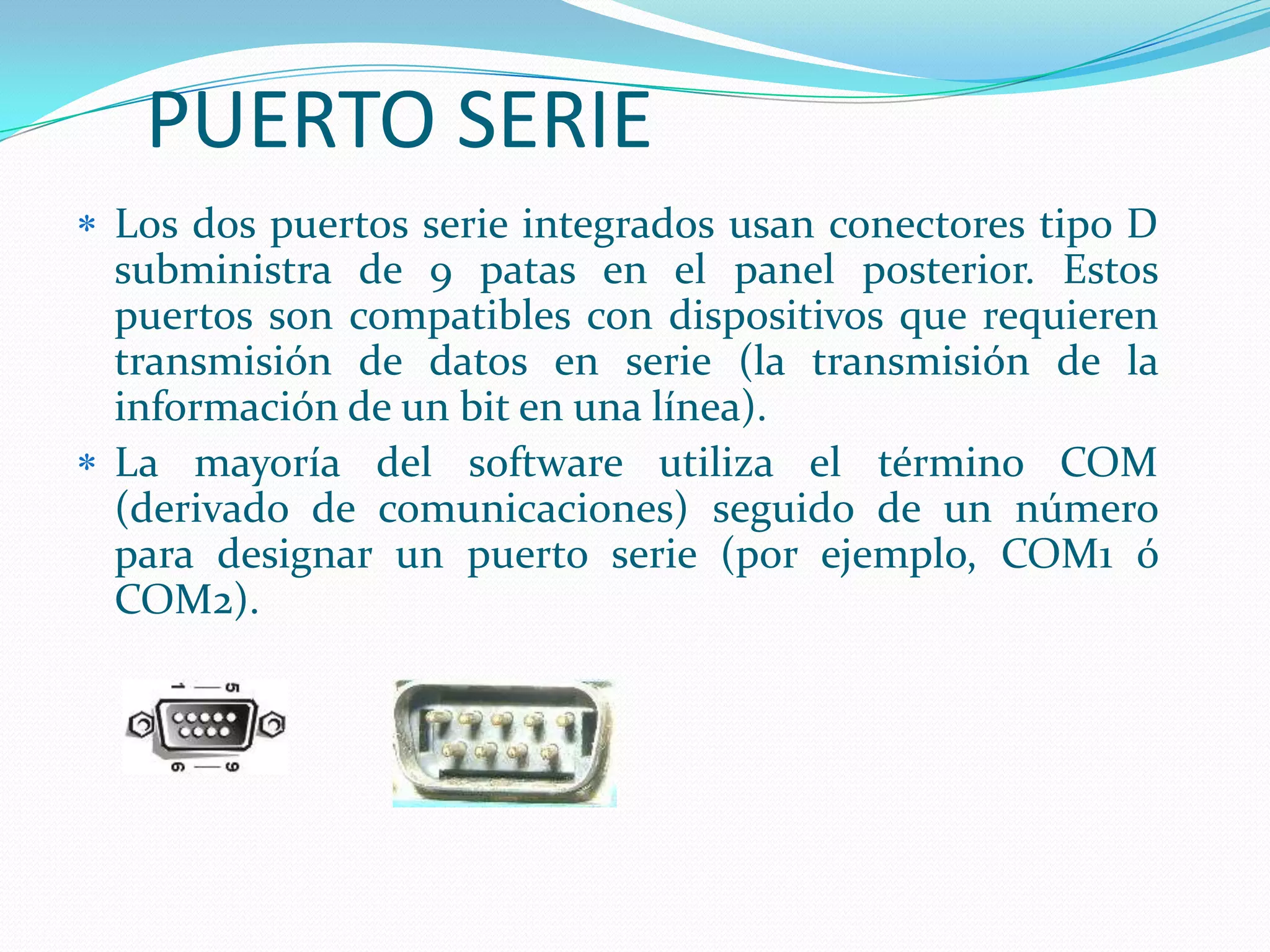 Tipos de Puertos y Conectores | PPTX