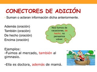 CONECTORES TEORIA, SU CLASIFICACIÓN Y EJEMPLOS | PPTX