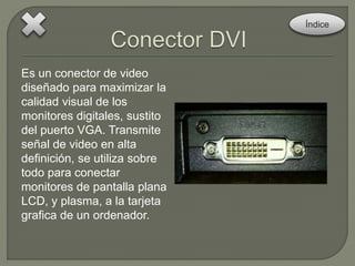 Conectores externos de la pc | PPTX