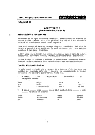 Conectores guia | PDF