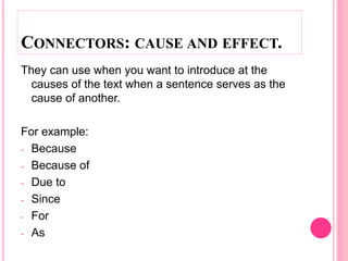 Conectores ingles | PPTX