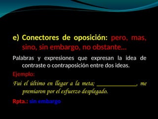 CONECTORES LOGICOS PARA REDACTAR TEXTOS - PONENCIA.ppt