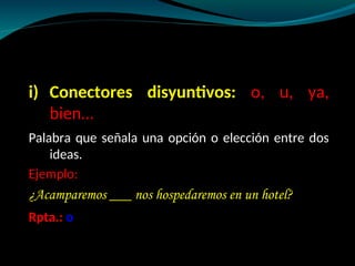 CONECTORES LOGICOS PARA REDACTAR TEXTOS - PONENCIA.ppt