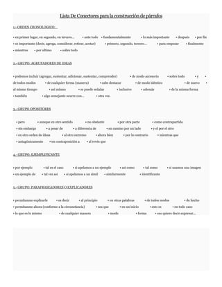 CONECTORES TEXTUALES para construir parrafos.pdf