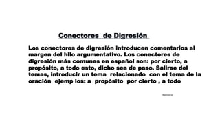 Digresión En Una Oración