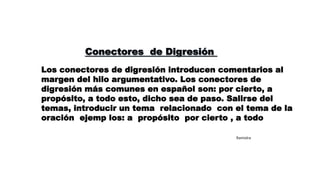 Digresión En Una Oración