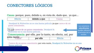 CONECTORES Y REFERENTES-AVANCES INICIALES | PPTX