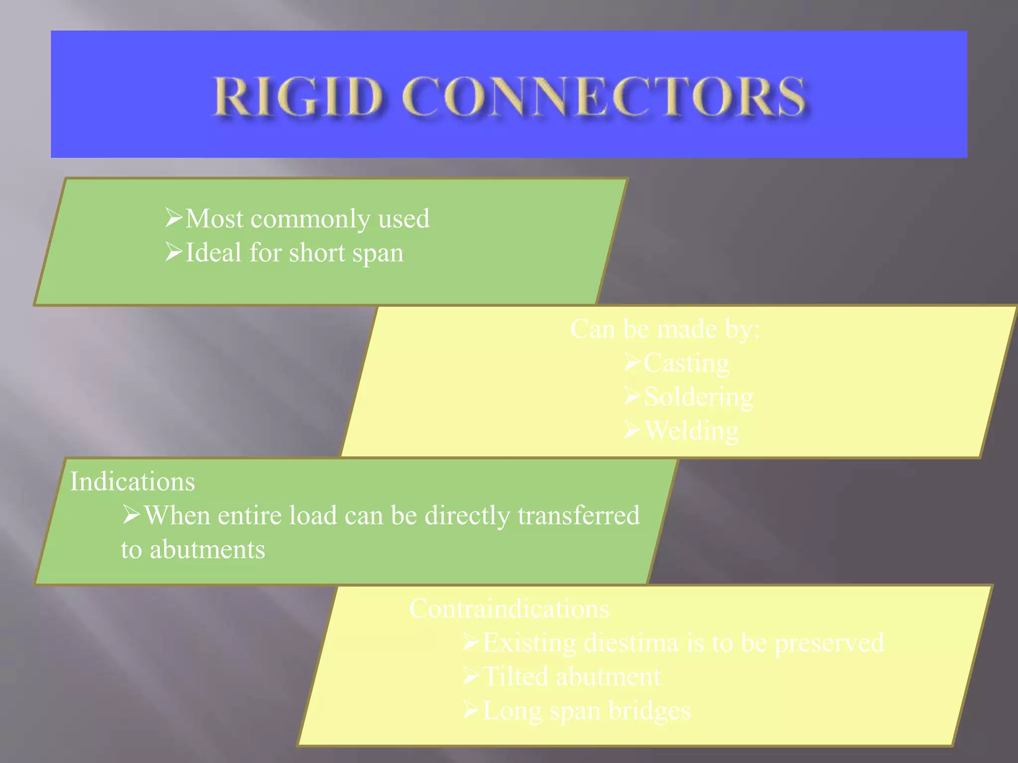 Conectors in fpd | PPTX