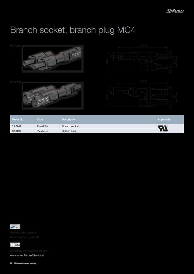 Conector staubli | PDF