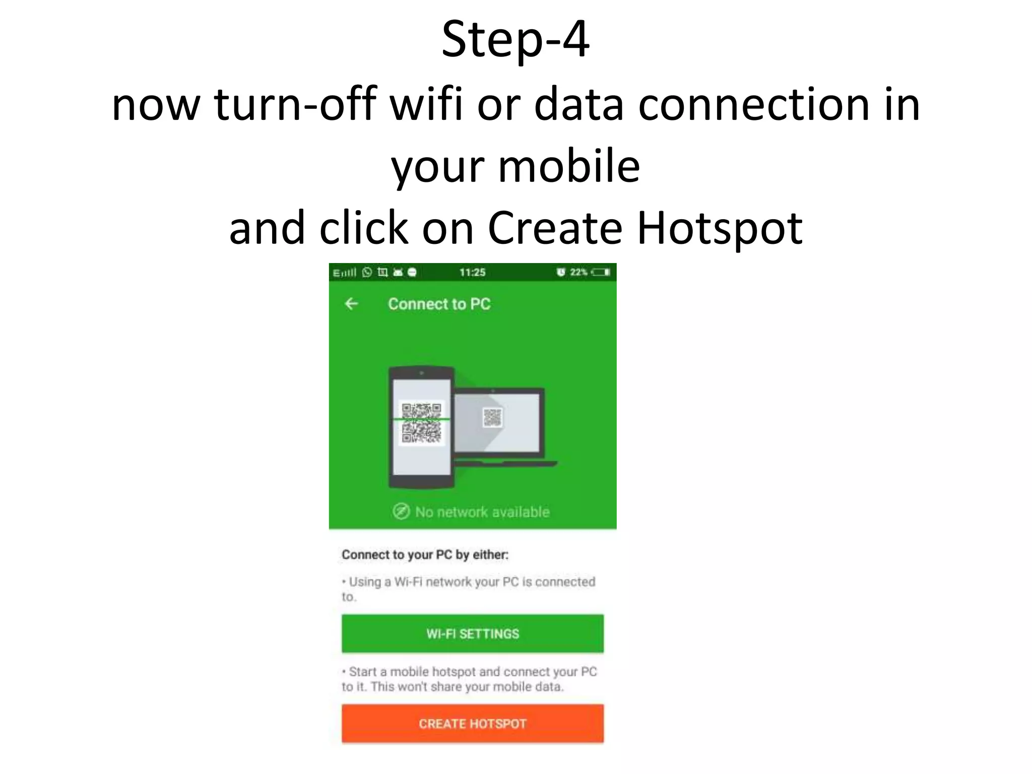 connect your mobile to pc/laptop using xender | PPTX
