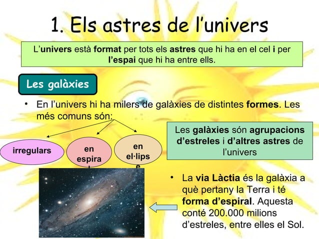 Coneixes l’univers | PPT