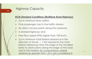 Conen 442 module1c: Capacity analysis and Level of Service | PDF