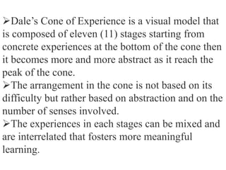 Cone of experience | PPTX