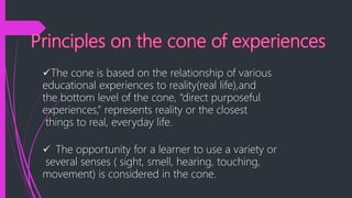 Cone of experiences | PPTX