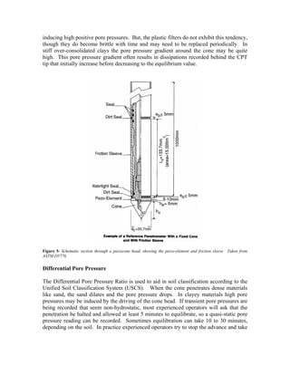 Cone penetrometer test | PDF