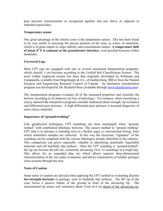 Cone penetrometer test | PDF