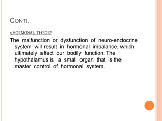 Conepts of theories of ageing | PPTX