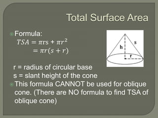 Cones and frustum slides | PPTX