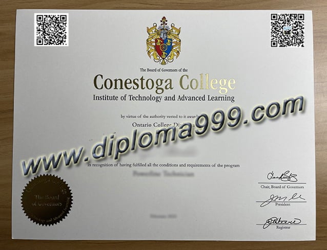 Conestoga College degree.pdf