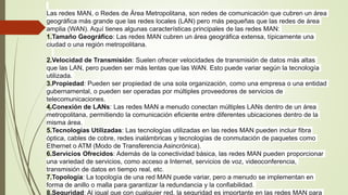 Conexión MAN , Que es , caracteristicas y funciones | PPTX