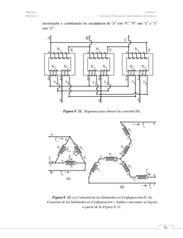 Conexiones trifasicas de transformadores