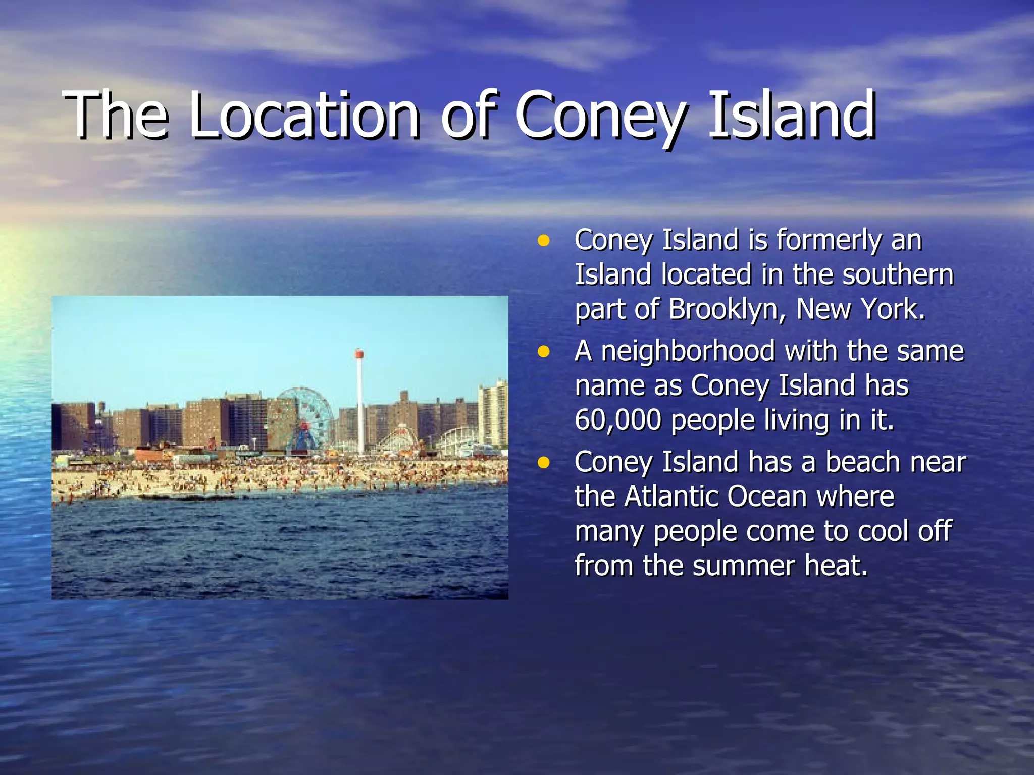 Coney Island Slide Show | PPT