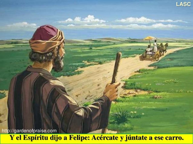 CONF. EL ENCUENTRO ENTRE FELIPE EL EVANGELISTA Y EL ETIOPE RELIGIOSO.…