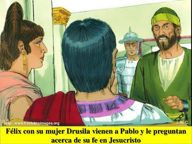 CONF. PABLO EN SU DEFENSA ANTE FELIX. HECHOS 24:1-27. (HCH. No. 24)