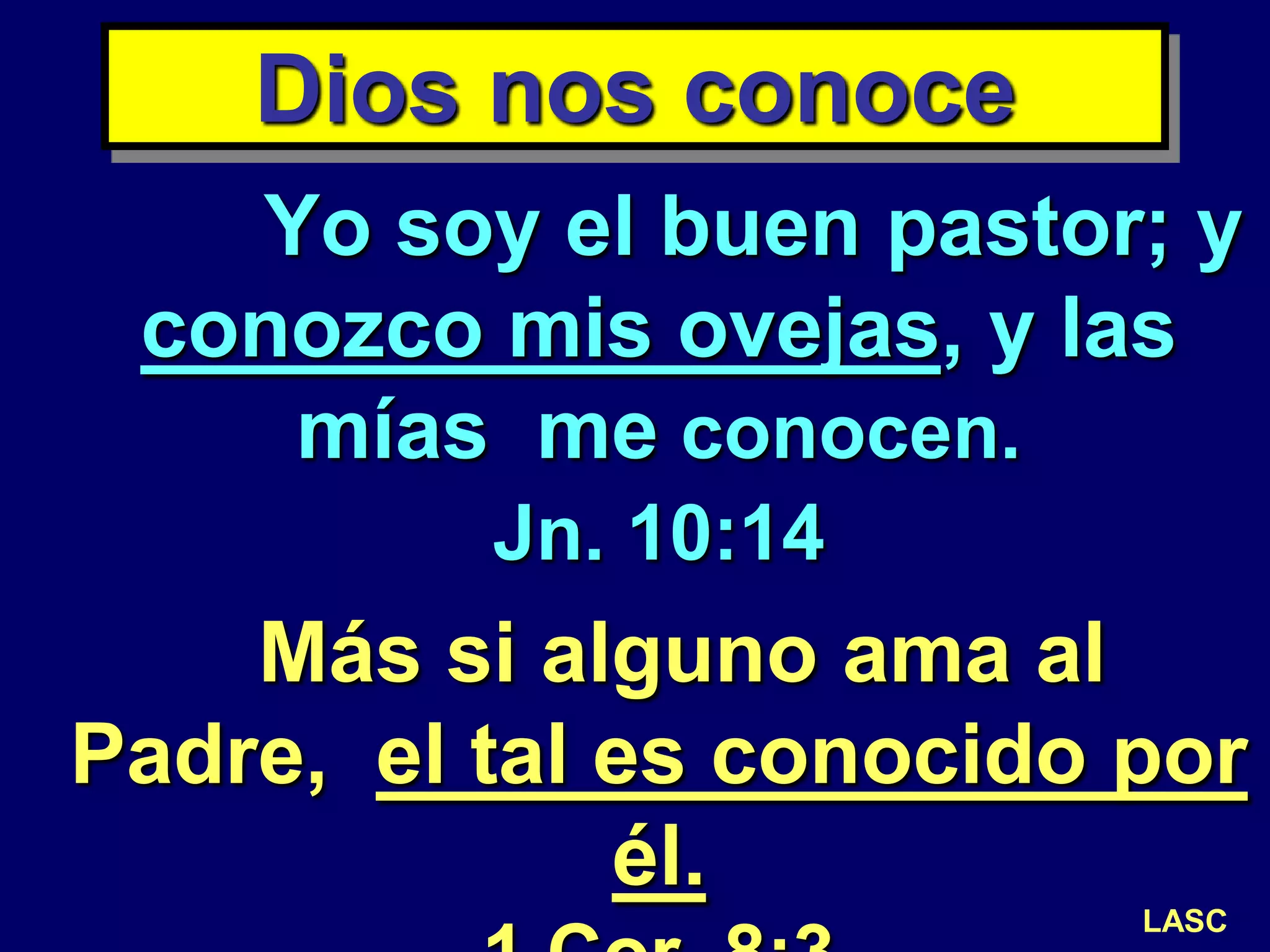 LOS ATRIBUTOS DE DIOS EN PPT. No. 1. LA OMNISCIENCIA Y PRESCIENCIA DE ...