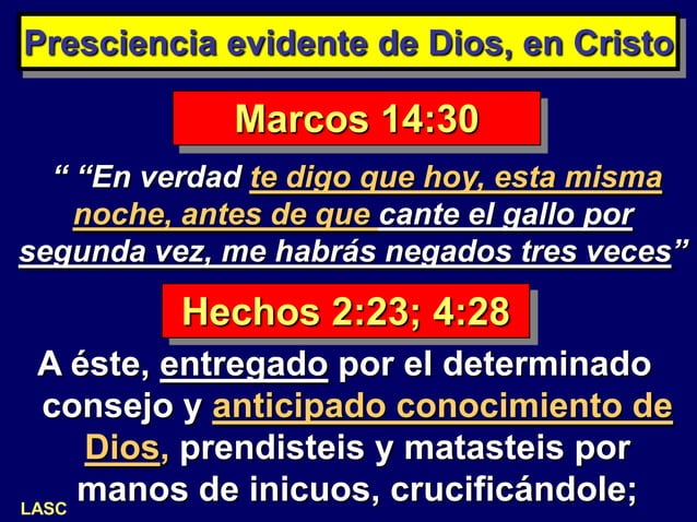 LOS ATRIBUTOS DE DIOS EN PPT. No. 1. LA OMNISCIENCIA Y PRESCIENCIA DE ...