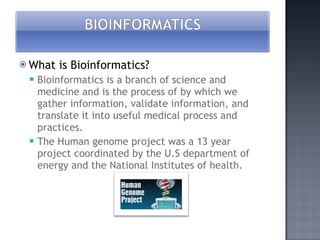 BDPA IT Showcase: Robotics and Bioinformatics in Healthcare Industry | PPT