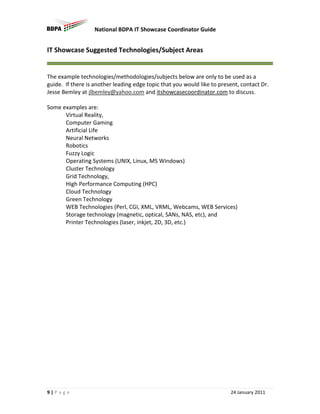BDPA IT Showcase Guide (2011) | PDF