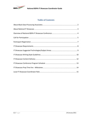 BDPA IT Showcase Guide (2011) | PDF