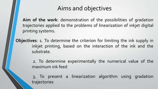 Inkjet Printers Linearization Using 3D Gradation Curves | PPTX ...