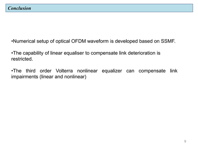 Imdd Adaptative Equalization Ppt