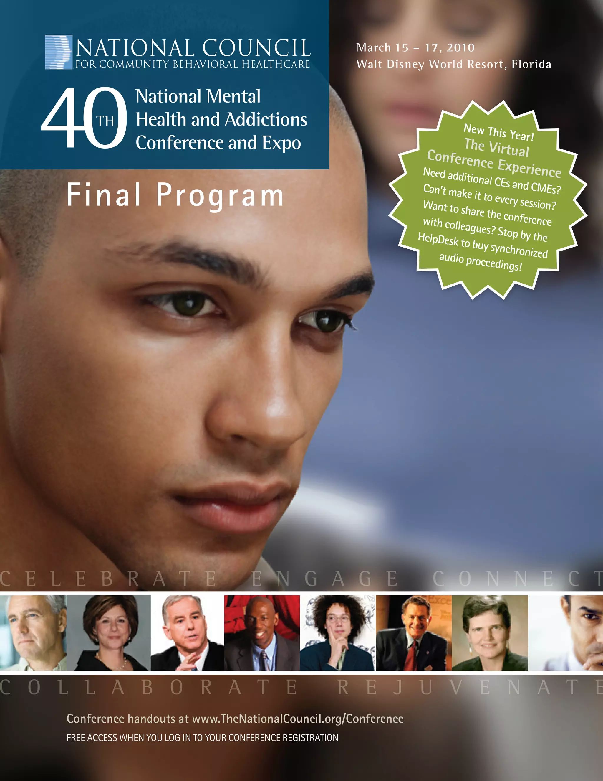 Conference 2010 final program | PDF | Business Expos & Conferences | Events