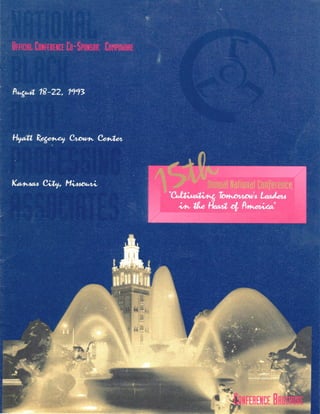 1993 BDPA Conference Brochure | PDF