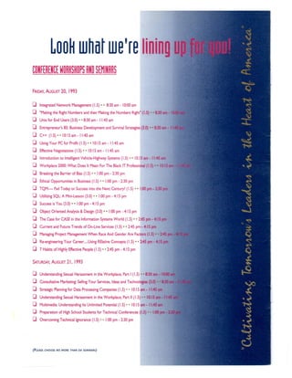 1993 BDPA Conference Brochure | PDF