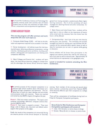 1993 BDPA Conference Brochure | PDF