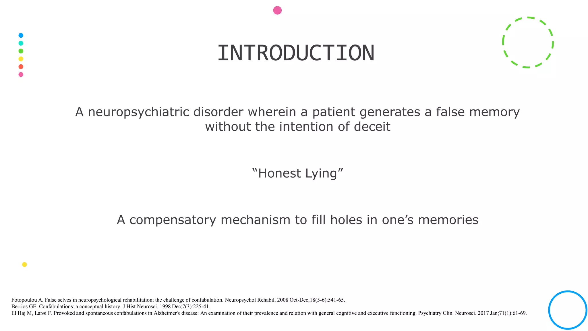 Confabulation | PPTX