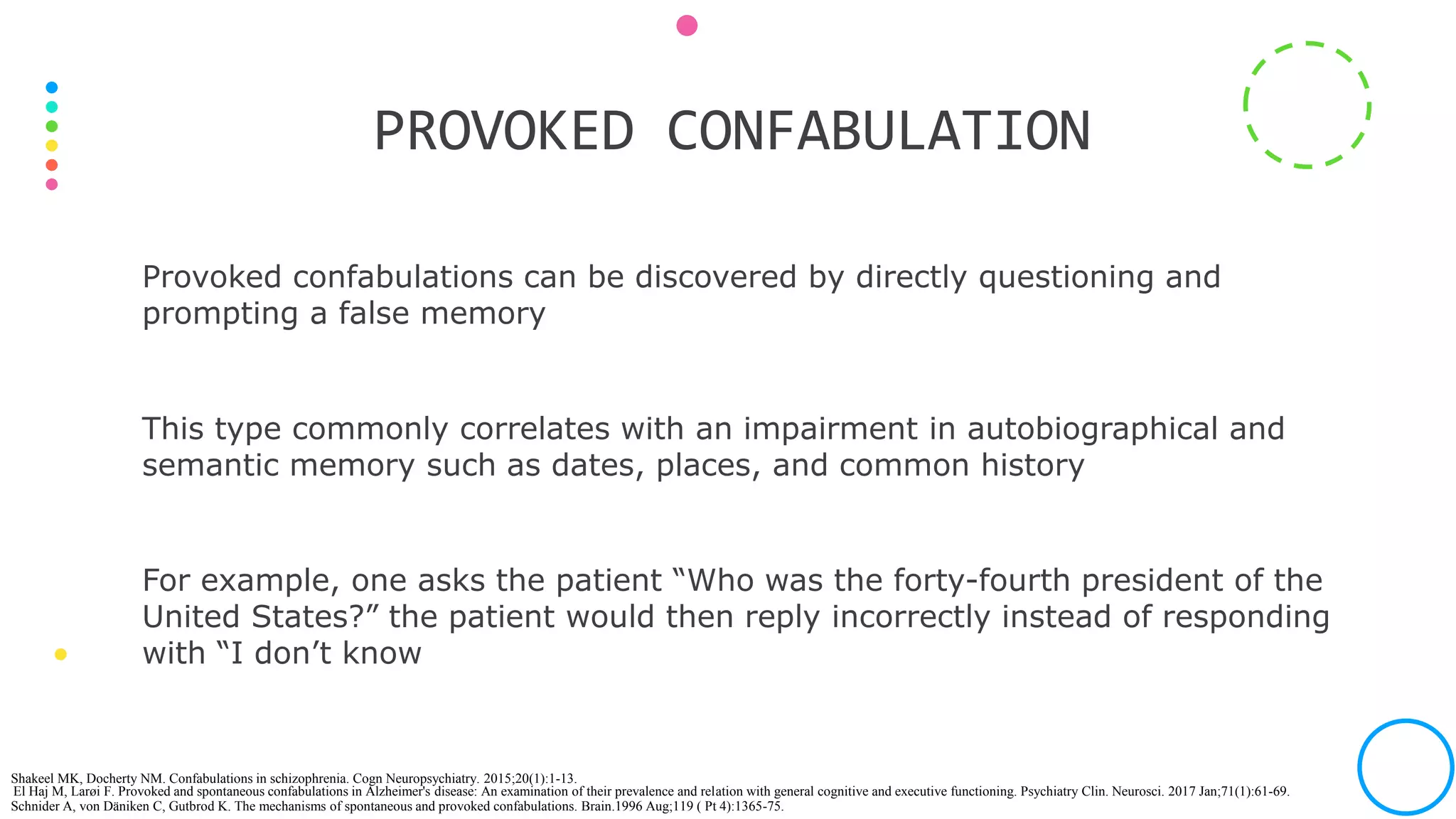 Confabulation | PPTX
